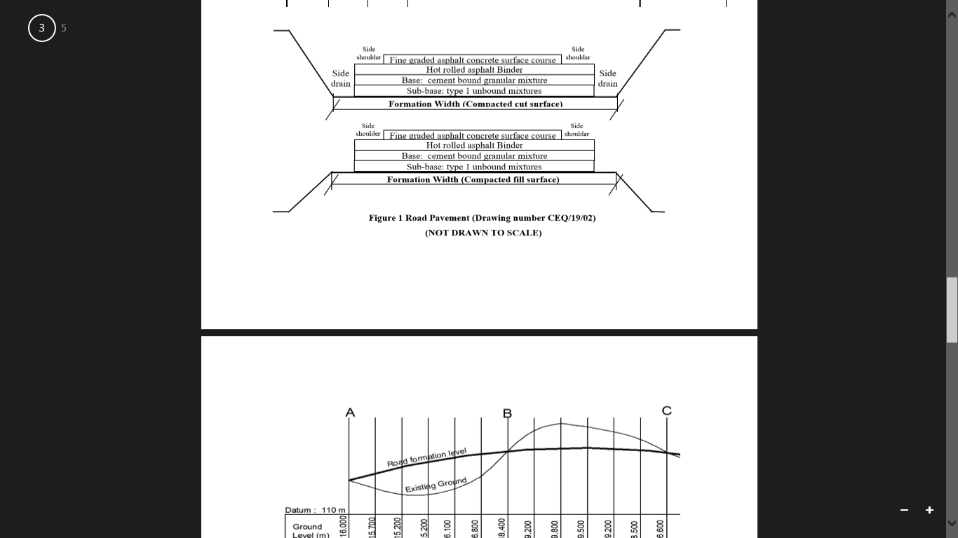 Assignment 5 Road works and Paving The ground and | Chegg.com