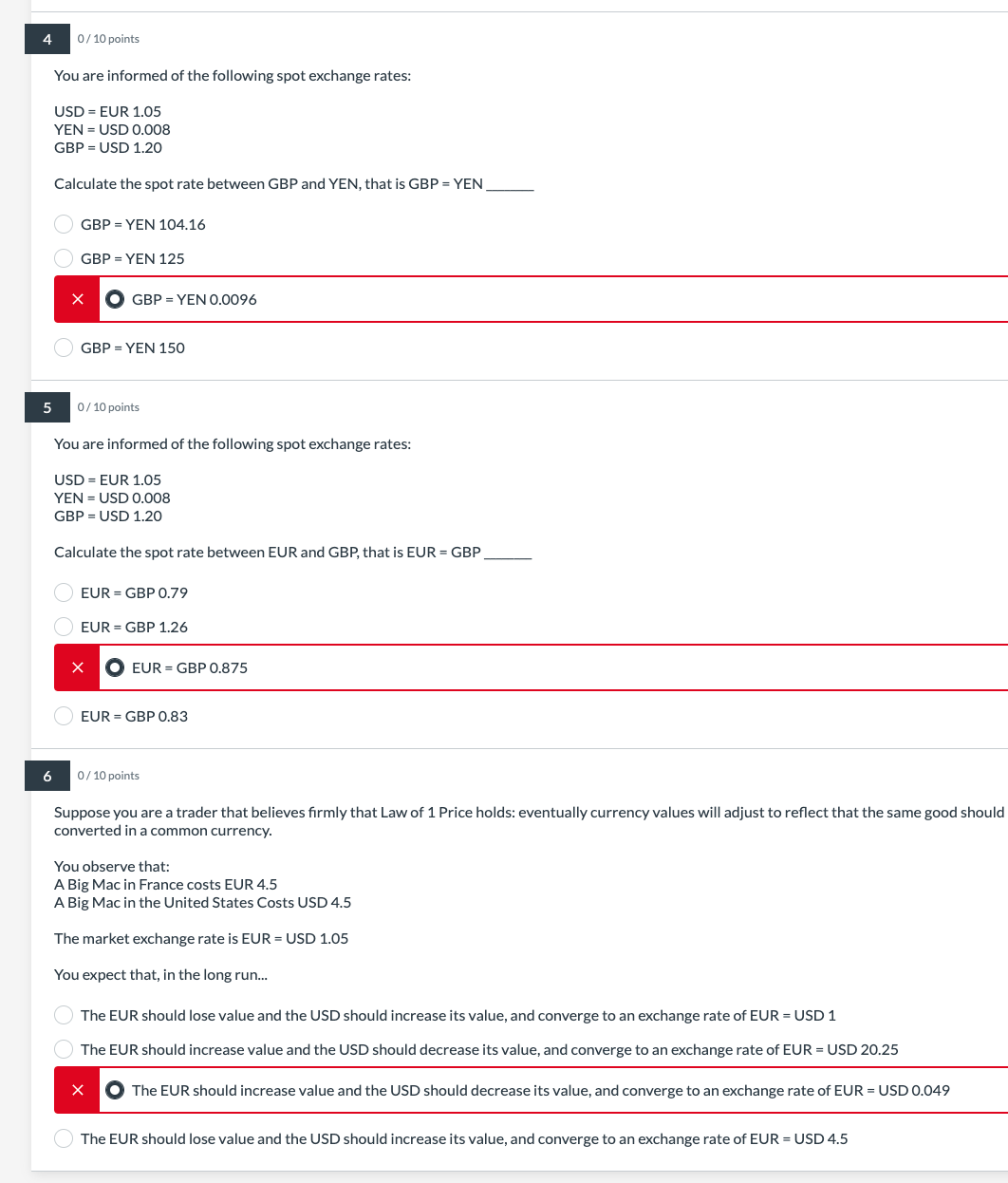 Solved The Spot Exchange Rate between USD (United States | Chegg.com