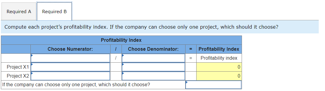 Solved Exercise 24-11 Net present value, profitability index | Chegg.com