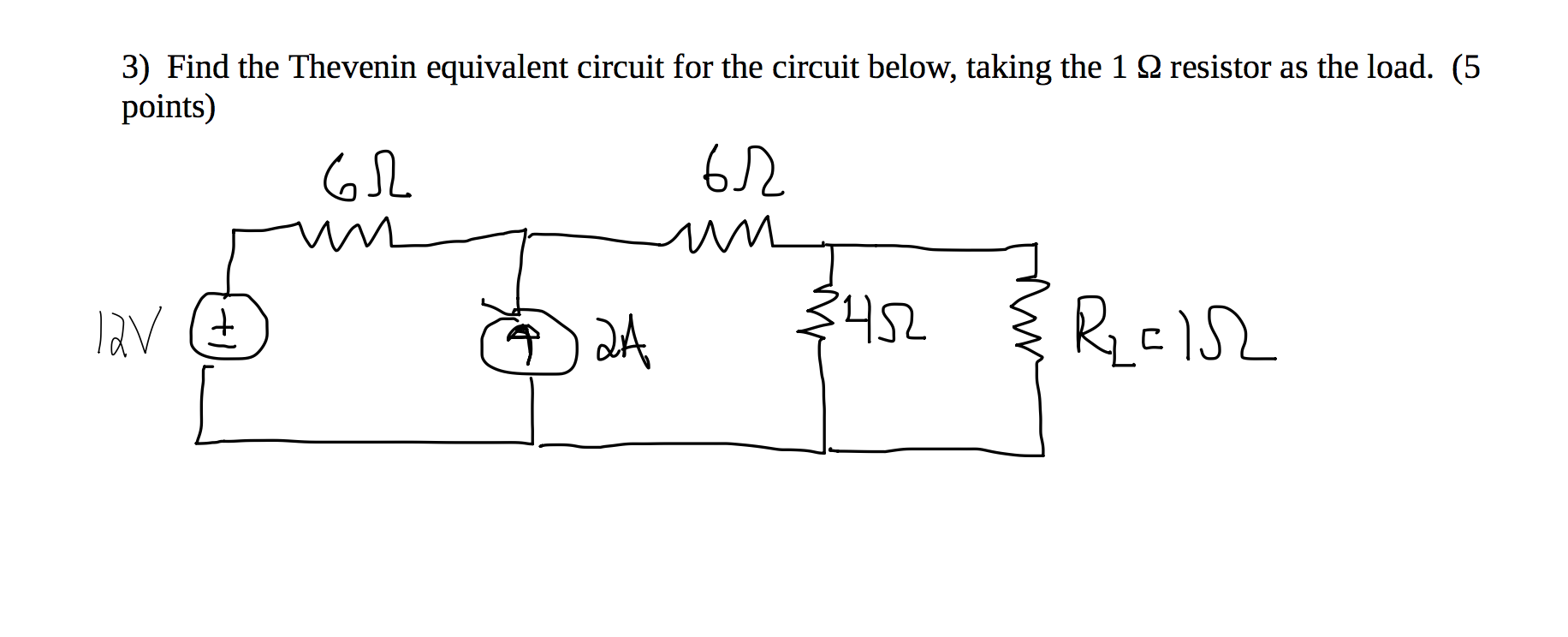 Solved 2) Using Nodal analysis find the power dissipated in | Chegg.com
