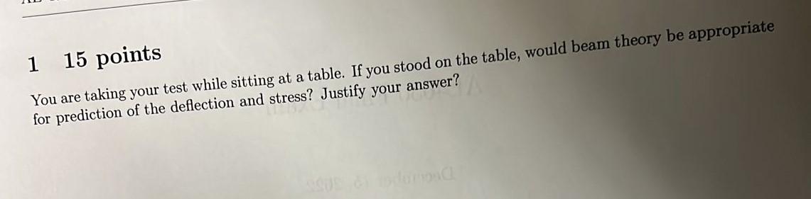 Solved 115 points You are taking your test while sitting at | Chegg.com