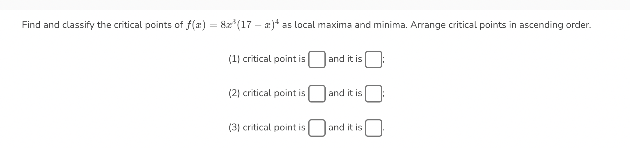 Solved Find and classify the critical points of | Chegg.com