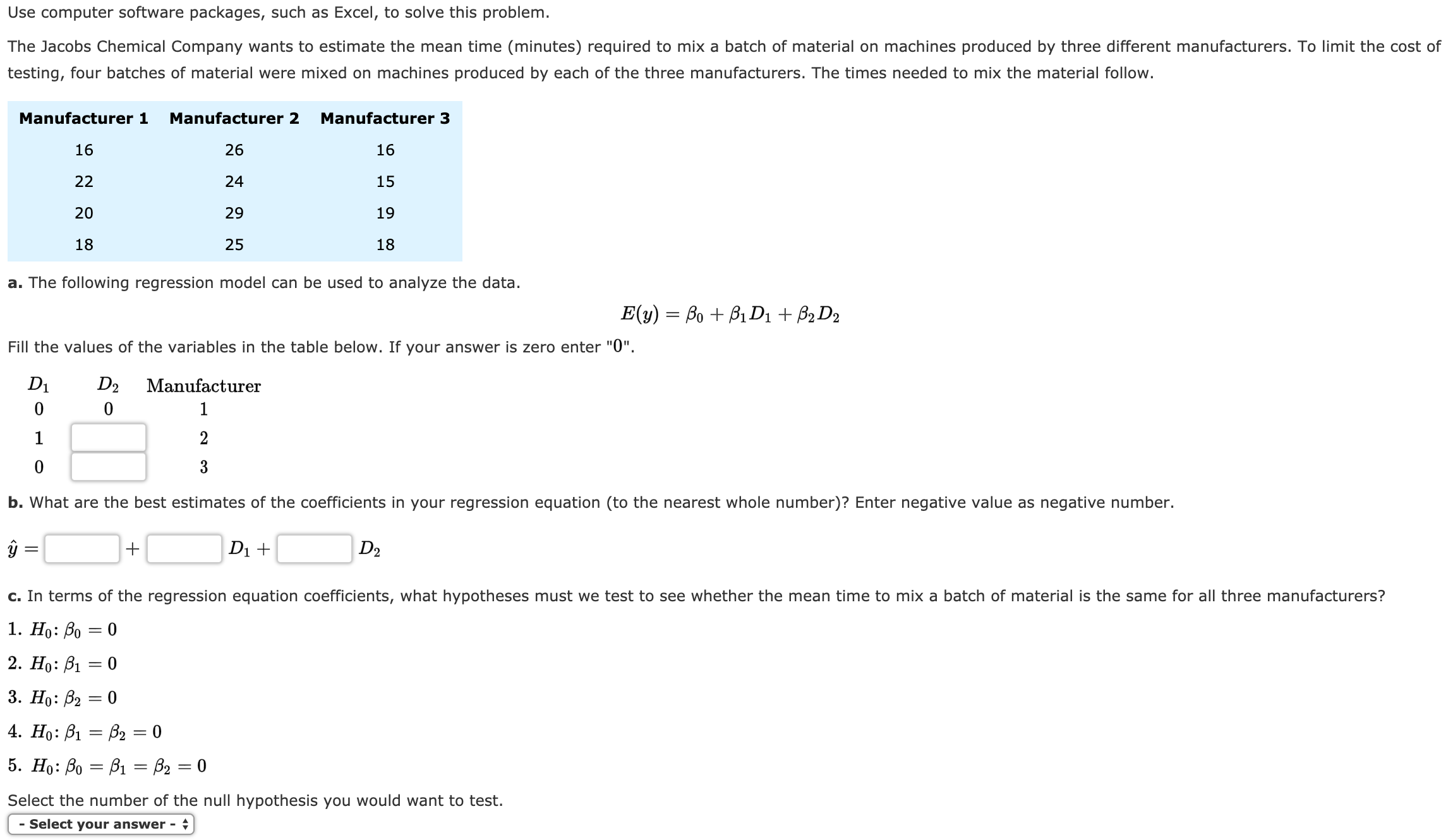 Solved Use computer software packages, such as Excel, to | Chegg.com