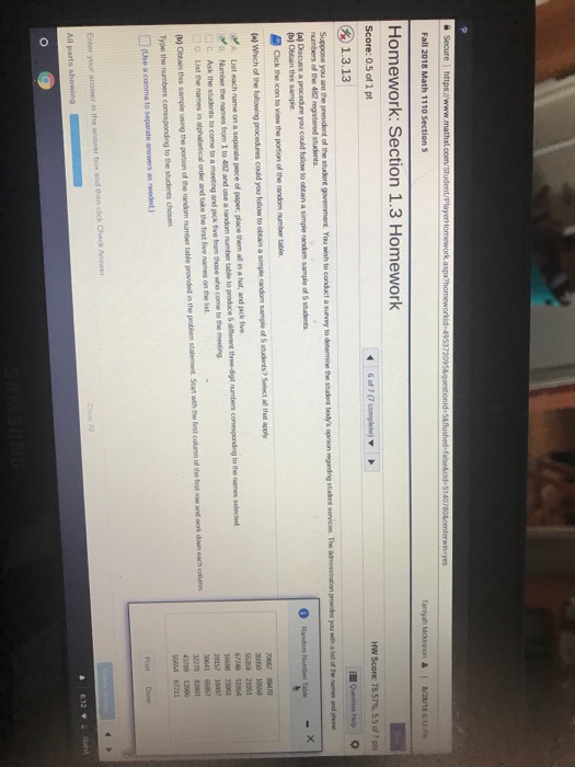 Solved Fall 2018 Math 1110 Section 5 Homework: Section 1.3 | Chegg.com Solved Fall 2018 Math 1110 Section 5 Homework: Section 1.3 | Chegg.com