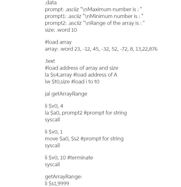 Convert the given code to Floating point | Chegg.com