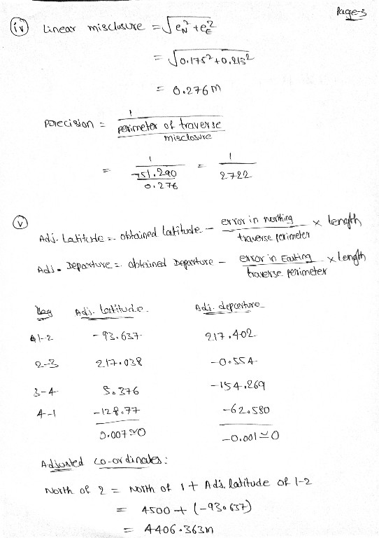 Solved Traverse Computation Actual Sam of Honzoutal Angle | Chegg.com