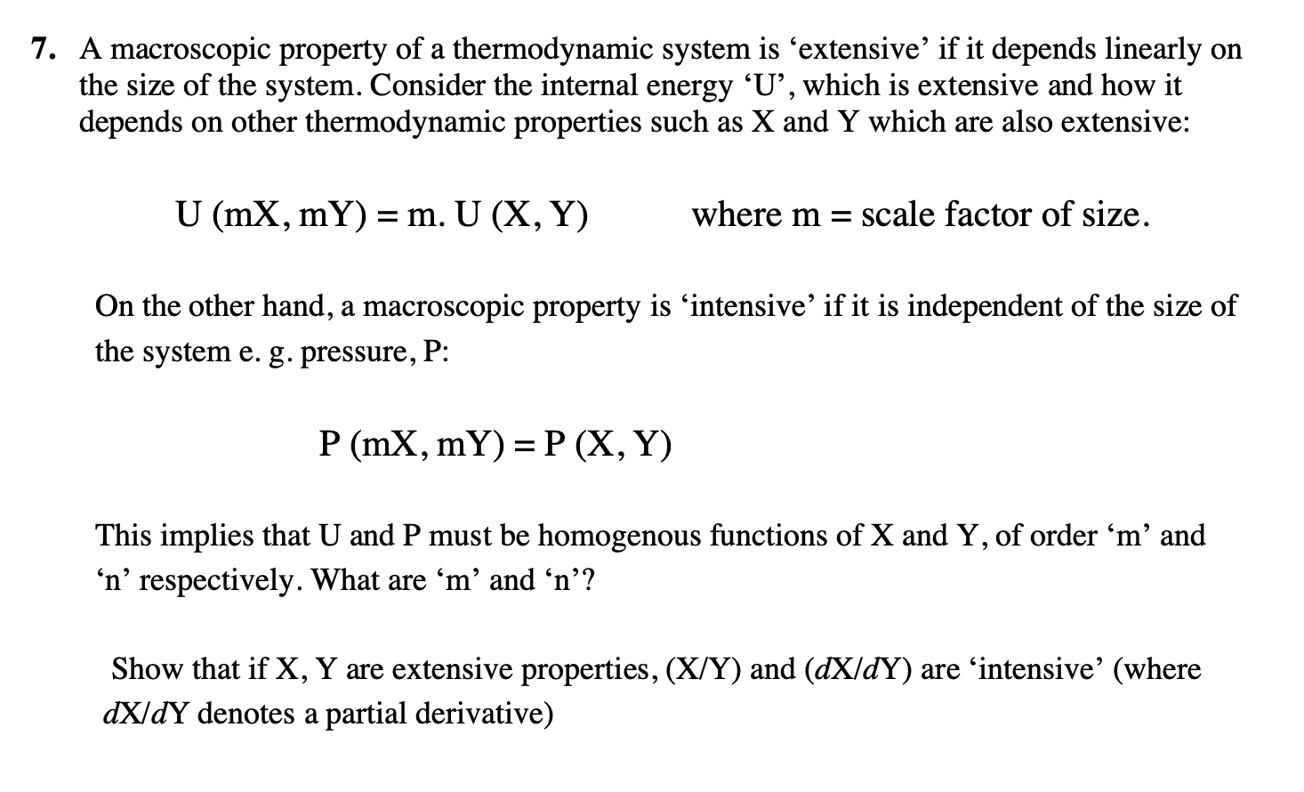 Solved A macroscopic property of a thermodynamic system is | Chegg.com