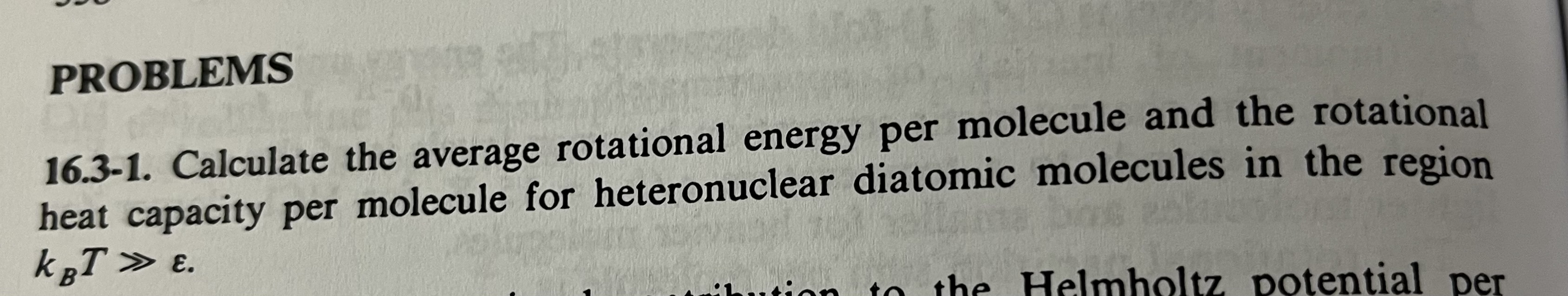 Solved PROBLEMS 16.3-1. Calculate the average rotational | Chegg.com