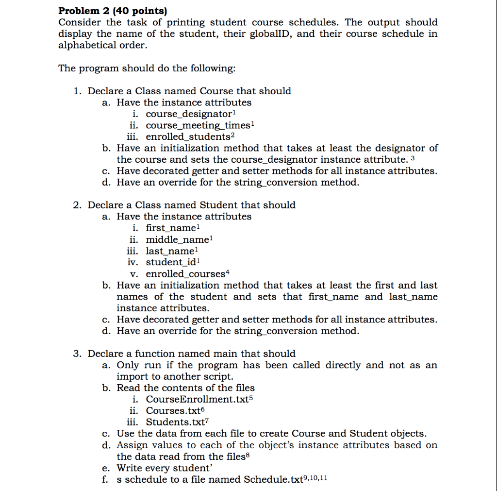Solved Problem 2 (40 points) Consider the task of printing | Chegg.com