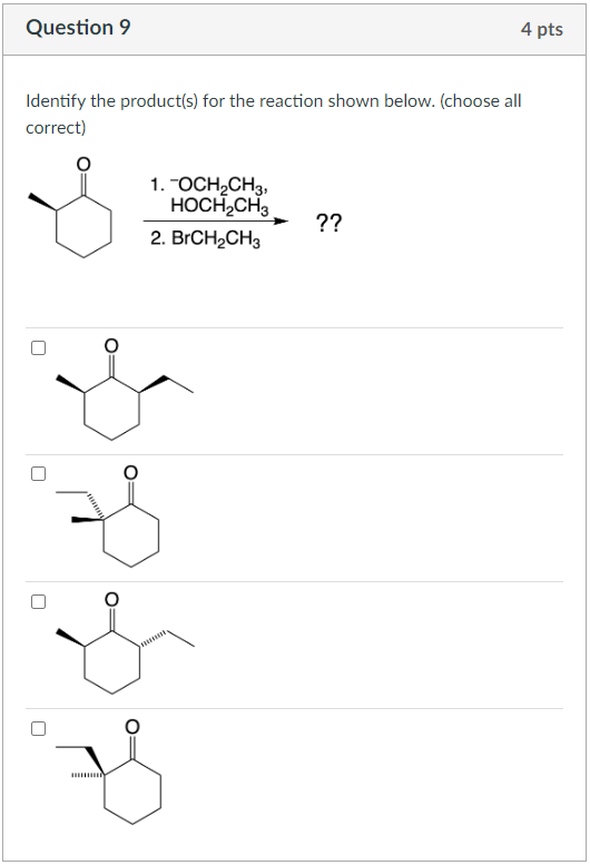 Solved Identify the product(s) for the reaction shown below. | Chegg.com