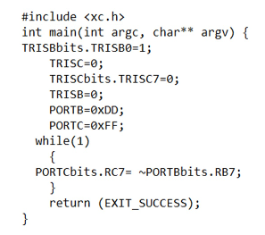 Solved Using the code below: 1. Is port C used as an input | Chegg.com