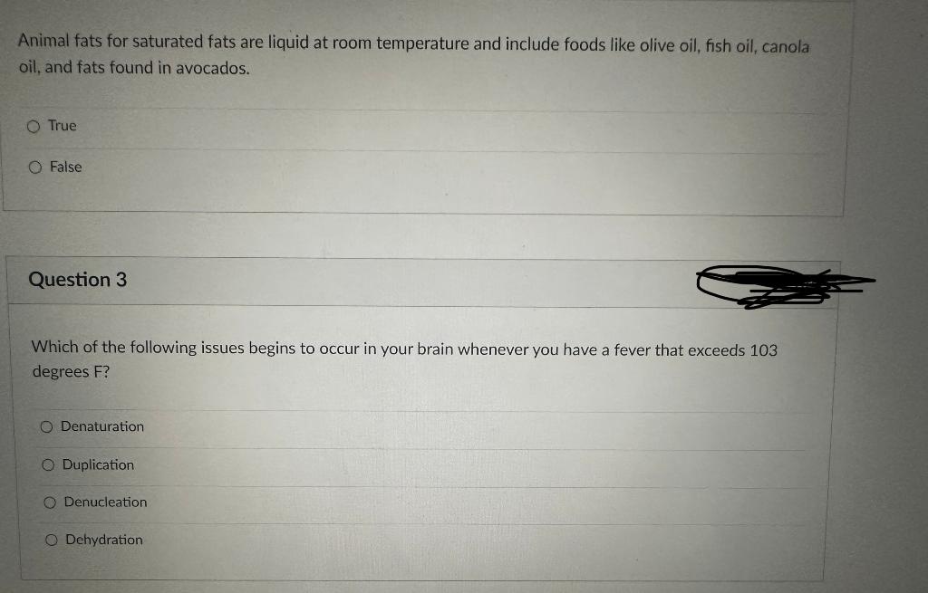 Solved Animal fats for saturated fats are liquid at room | Chegg.com
