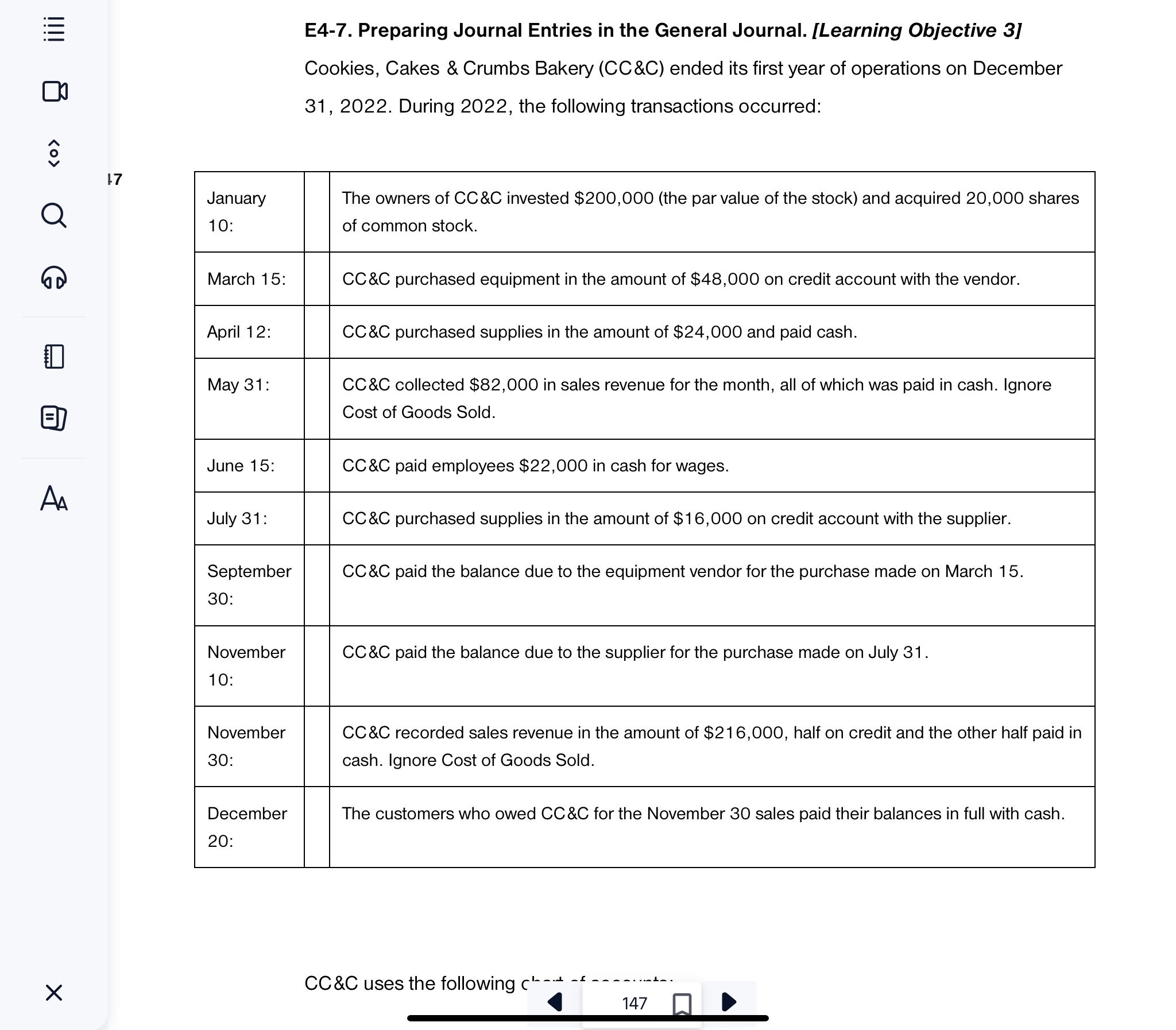 Solved E4-7. Preparing Journal Entries in the General | Chegg.com