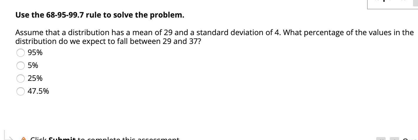 Solved Use the 68-95-99.7 rule to solve the problem. Assume | Chegg.com