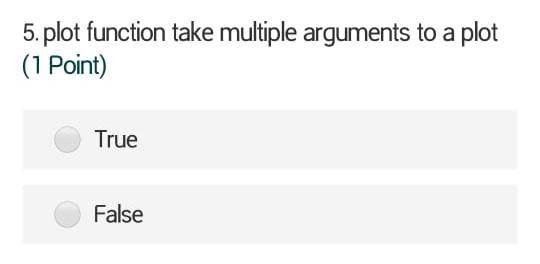 Solved 5 Plot Function Take Multiple Arguments To A Plot 1 5082