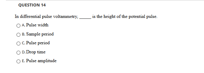 Solved QUESTION 13 According to the Randles-Sevcik equation, | Chegg.com