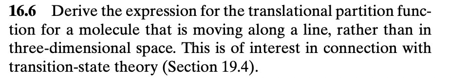 Solved 16 6 Derive The Expression For The Translational
