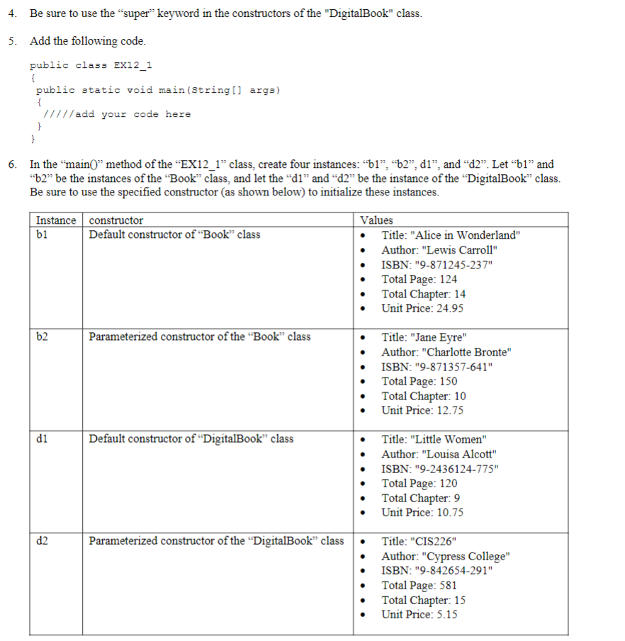 Solved // FileName: EX12_1.java // Programmer: | Chegg.com
