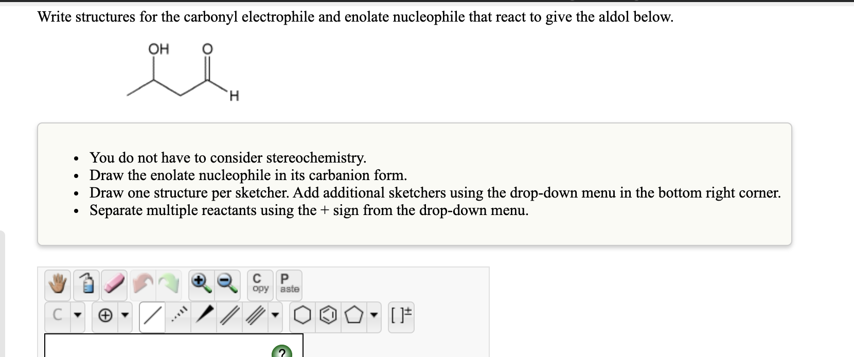 Solved Write structures for the carbonyl electrophile and | Chegg.com