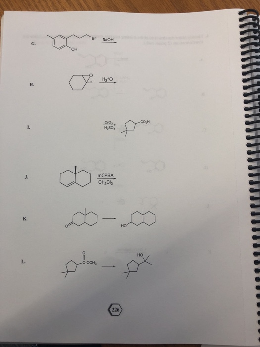 Solved 6. Identify (draw the structure) of the missing | Chegg.com