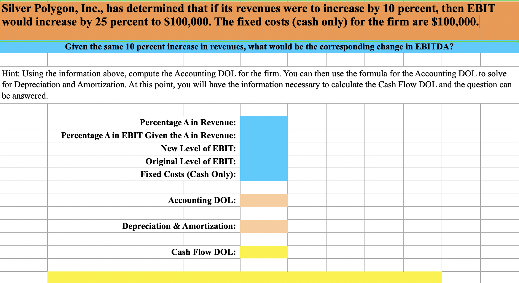 Silver Polygon, Inc., has determined that if its | Chegg.com