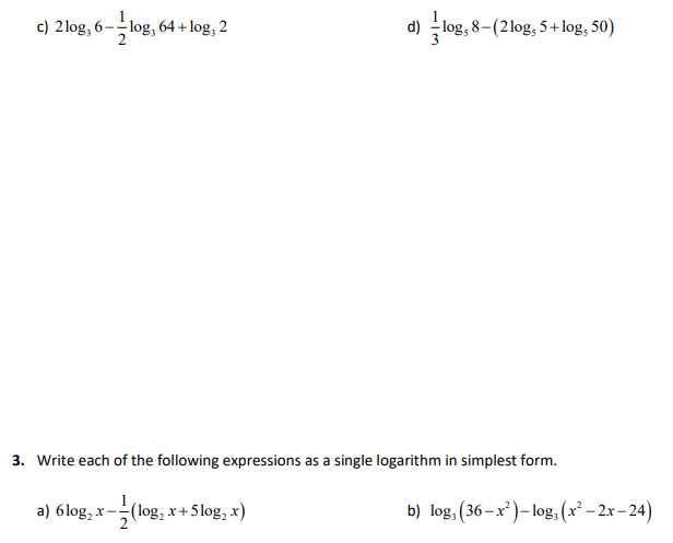 Solved 1. Expand to write each of the following expressions | Chegg.com