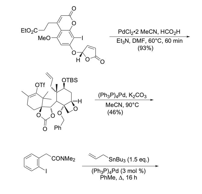 Solved EtO2C Me PdCl2.2 MeCN, HCO2H Et3N, DMF, 60°C, 60 min | Chegg.com