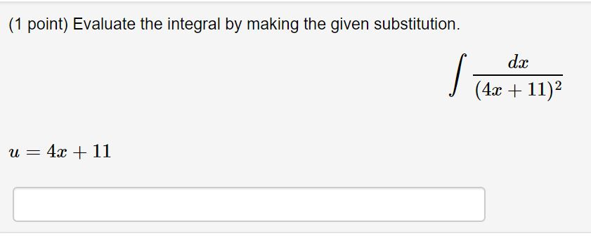 Solved (1 point) Use the Evaluation Theorem to find the | Chegg.com