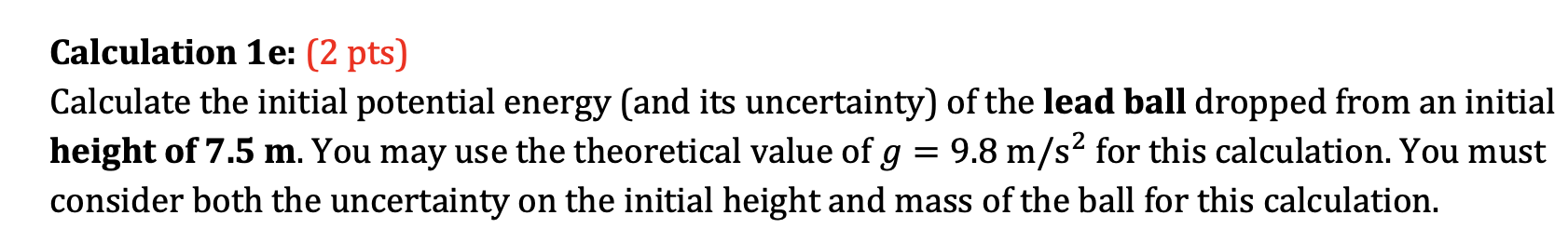 Solved Table 1 - Initial height and vertical time to fall | Chegg.com