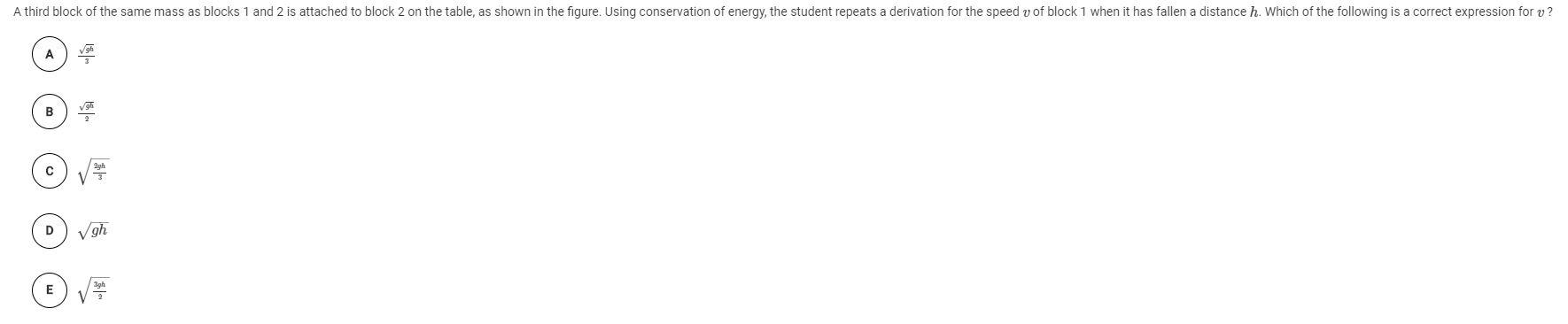 Solved Question 8 Block 2 2 Block 1 Two blocks of equal mass | Chegg.com
