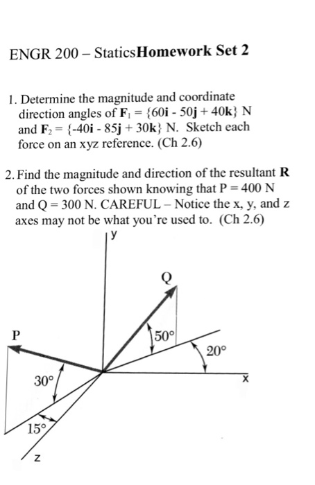 Solved Determine the magnitude and coordinate direction | Chegg.com