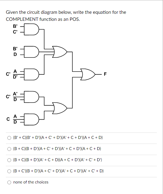 Solved Given the circuit diagram below, write the equation | Chegg.com