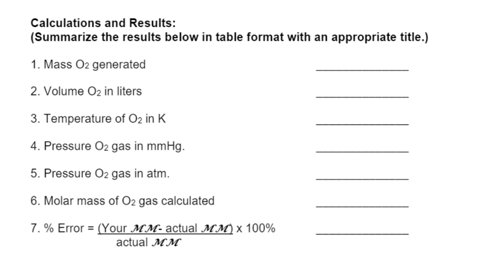 Solved Data and Observations: (Summarize the data below in | Chegg.com