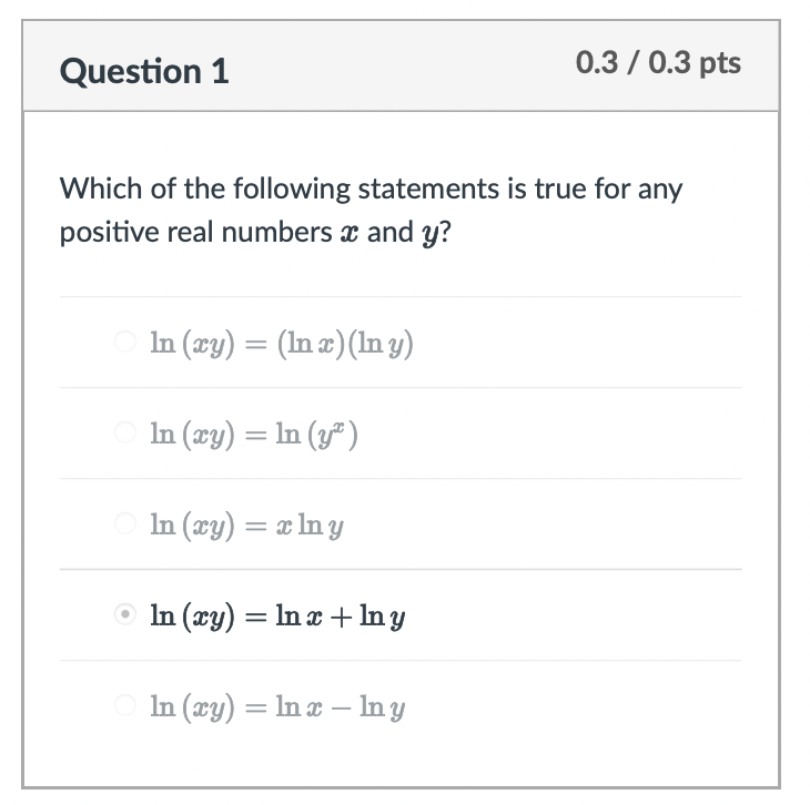 Solved Which of the following statements is true for any | Chegg.com