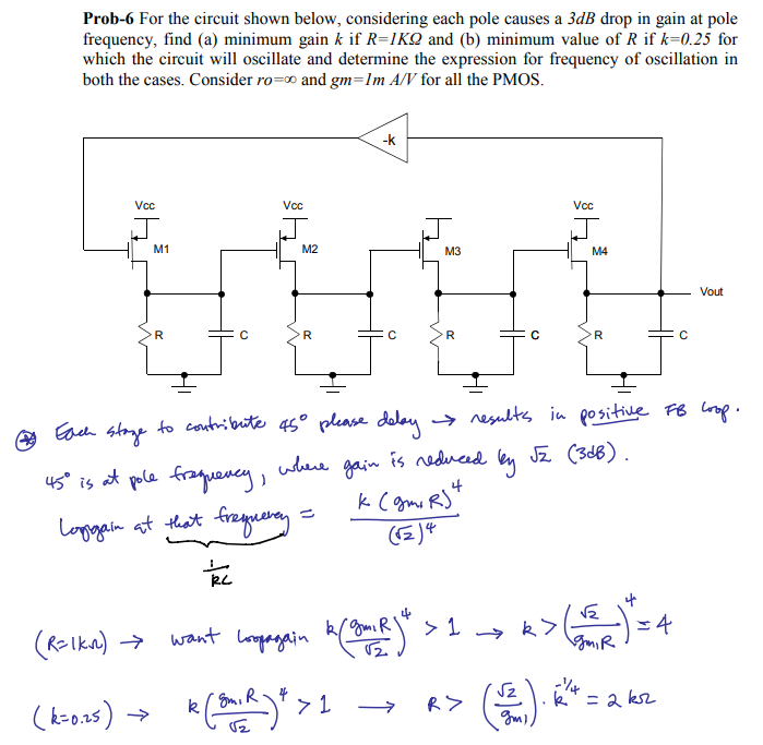 Solved Prob-6 For the circuit shown below, considering each | Chegg.com
