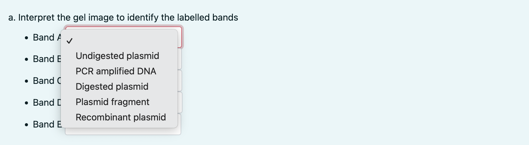 Solved After restriction enzyme digest, the digested plasmid | Chegg.com