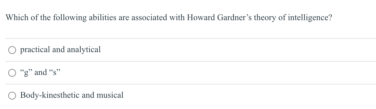 Solved Which of the following abilities are associated with | Chegg.com