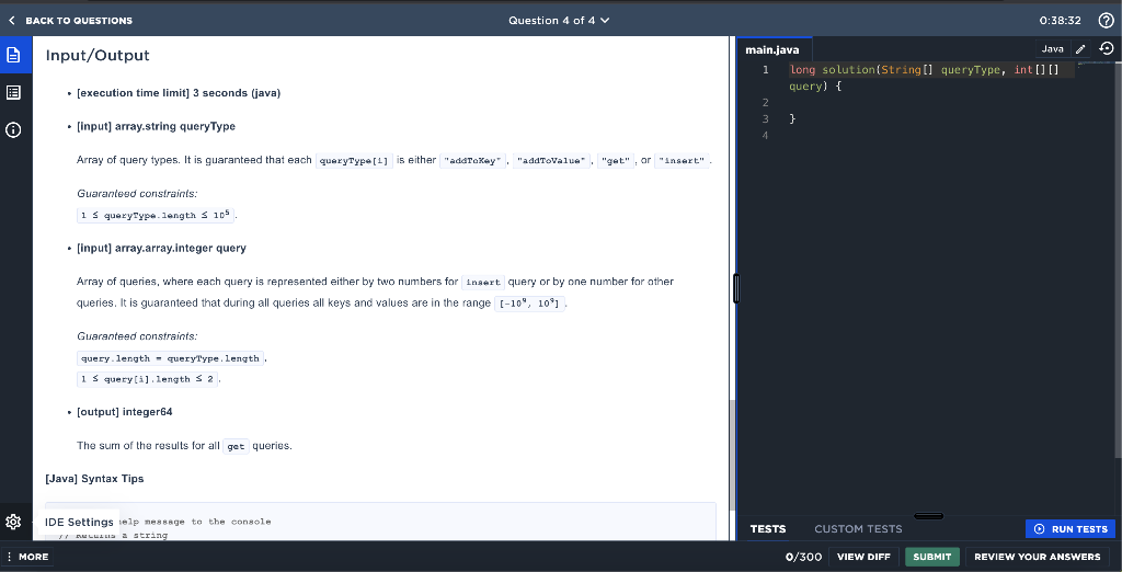Solved - ineert xy-insert an object with key x and value y. | Chegg.com