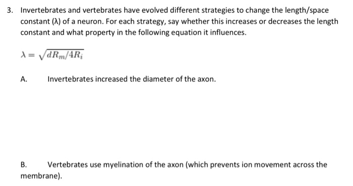 Solved Invertebrates and vertebrates have evolved different | Chegg.com