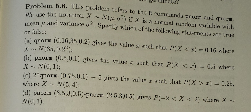 Solved Inate Problem 56 This Problem Refers To The R