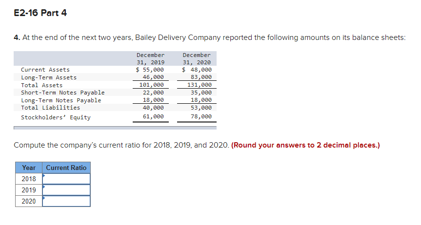 Solved E2-16 (Algo) Analyzing the Effects of Transactions | Chegg.com