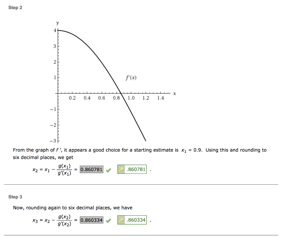 Solved Use Newton s Method To Find The Absolute Maximum Chegg