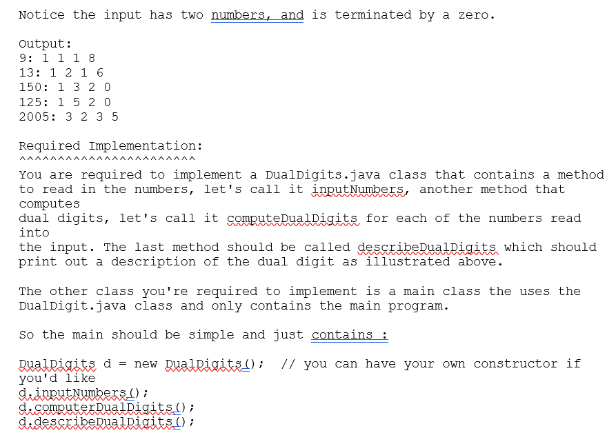 Solved A dual digit integer is a integer that is composed of | Chegg.com
