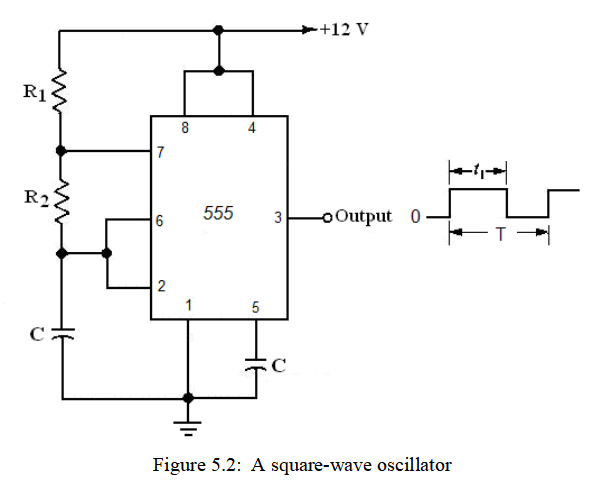 Solved (c) Design a square-wave oscillator shown in Figure | Chegg.com