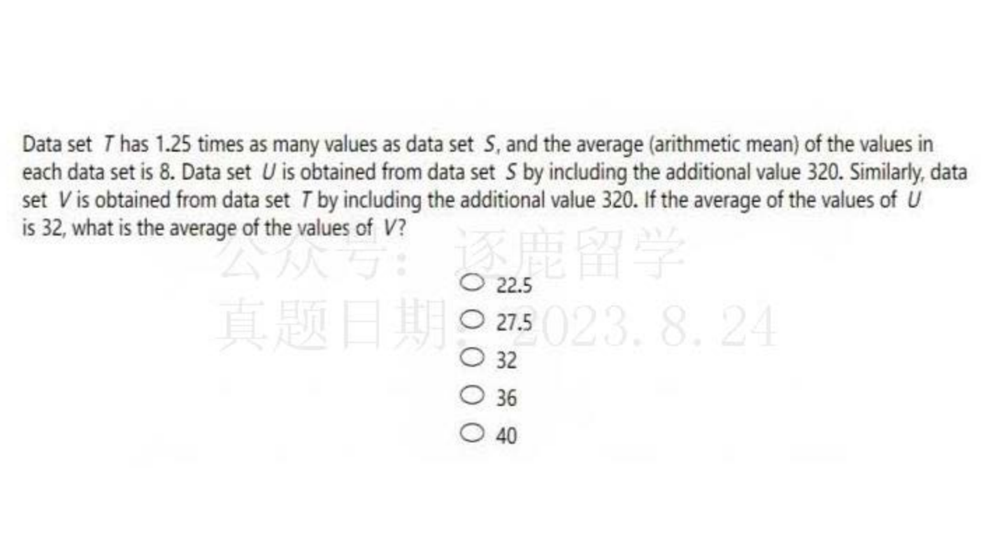 Solved Data set T has 1.25 times as many values as data set | Chegg.com Solved Data set T has 1.25 times as many values as data set | Chegg.com