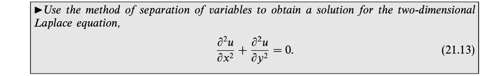 [Solved]: Use the method of separation of variables to obt