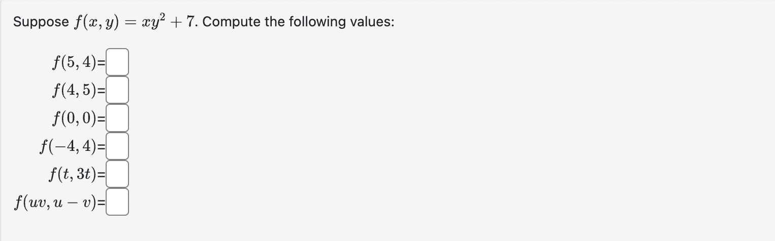 Suppose f(x,y)=xy2+7 | Chegg.com Suppose f(x,y)=xy2+7 | Chegg.com