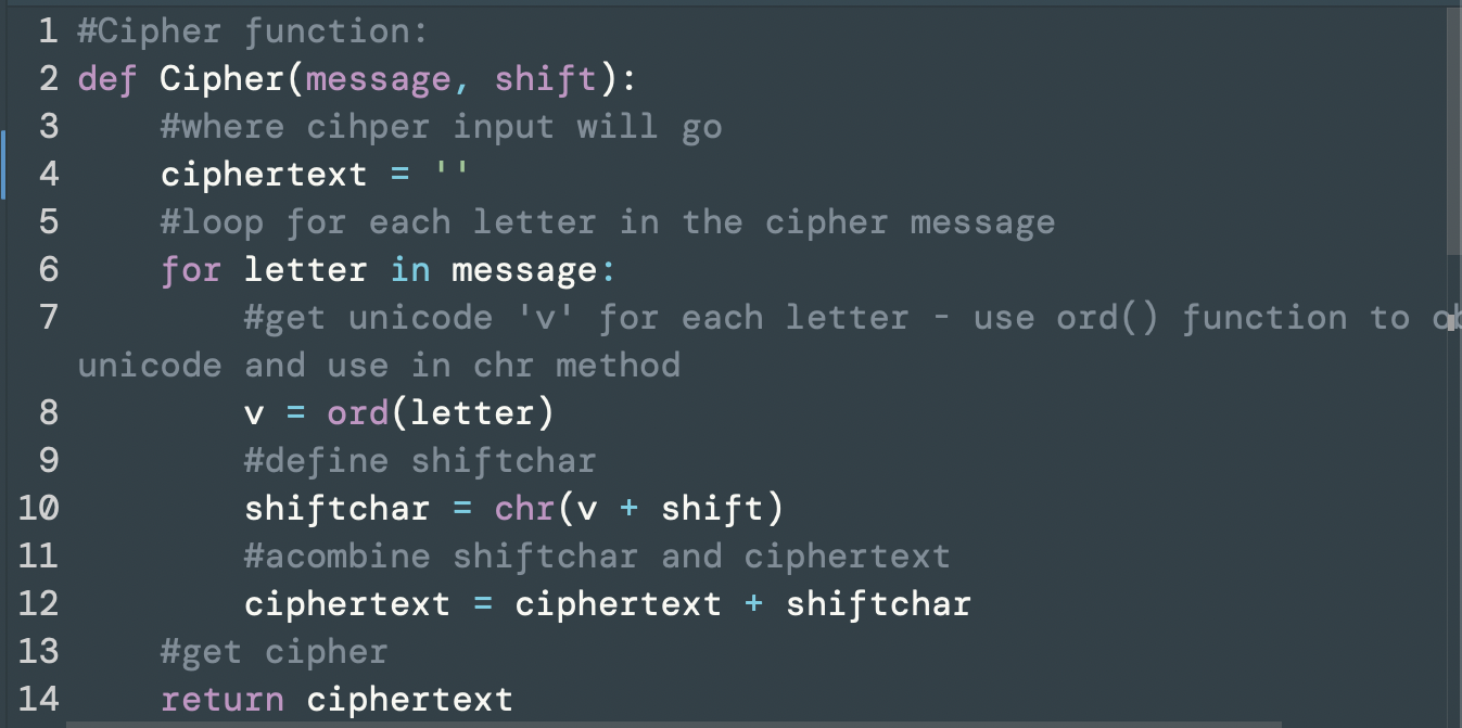 Solved This is my cypher: I am not using user inputs to | Chegg.com