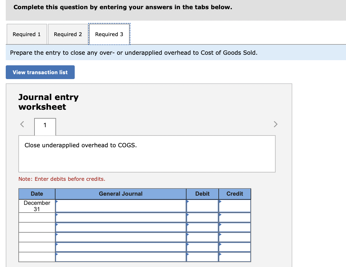Solved Exercise 15-26 (Algo) Computing applied overhead and | Chegg.com
