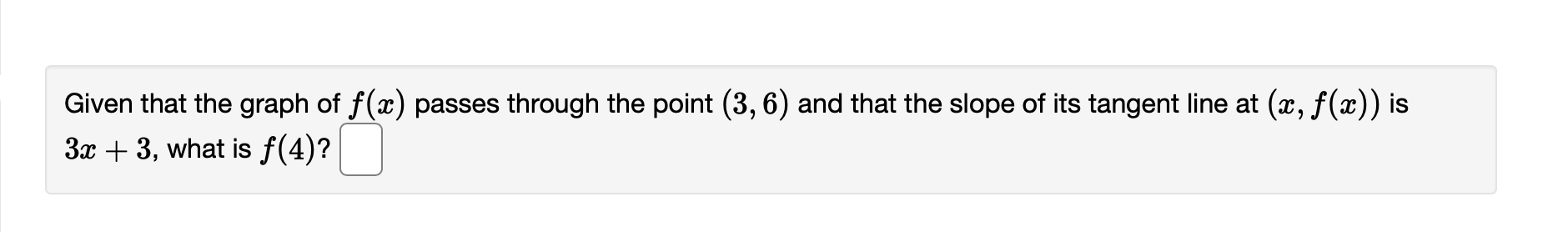 Given that the graph of f(x) passes through the point | Chegg.com